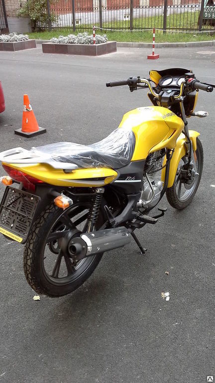 Мотоцикл Jianshe-Yamaha JS150-3 (желтый), цена в Санкт-Петербурге от компании MOTOBIKE-TRADE
