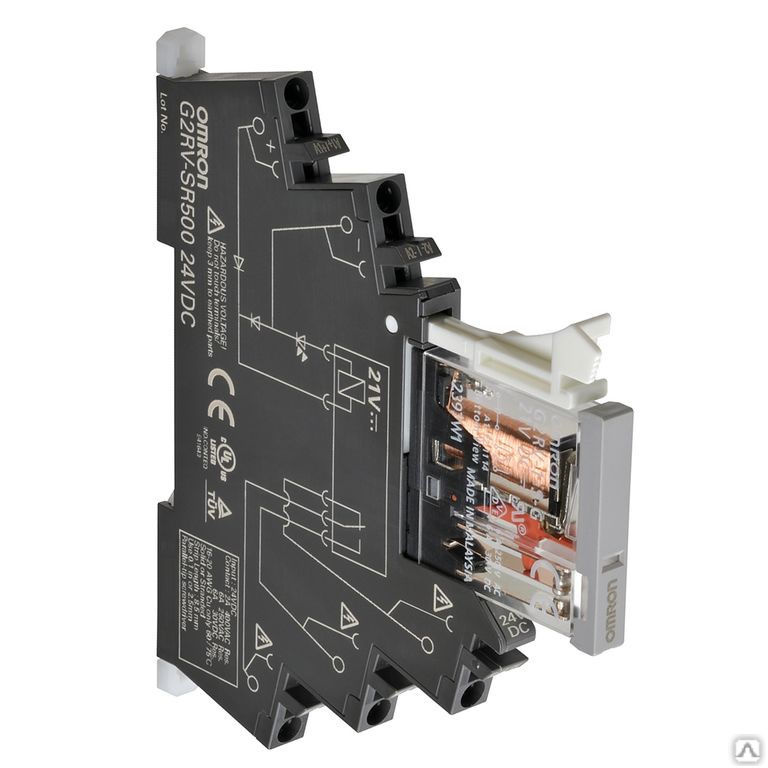 Реле электромеханическое G2RV-SR501 DC24 BY OMB, цена в Новосибирске от ...