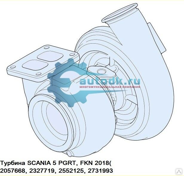 Турбина Скания GTC4294BNS, Scania 5 PGRT, FKN 2018( 2057668, 2327719 ...