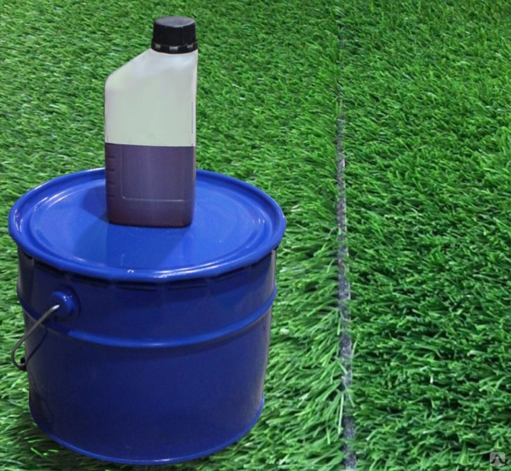 Клей для искусственной травы двухкомпонентный полиуретановый, комплект 18+2кг, цена в ...